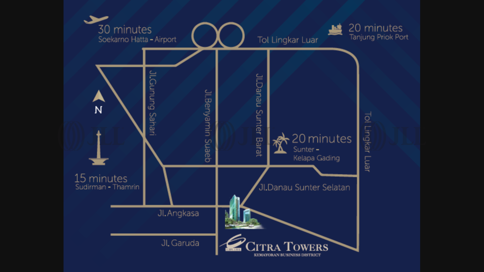 Citra Tower - North Tower - Sale, Jln. Benyamin Sueb Kav A6 Kemayoran ...
