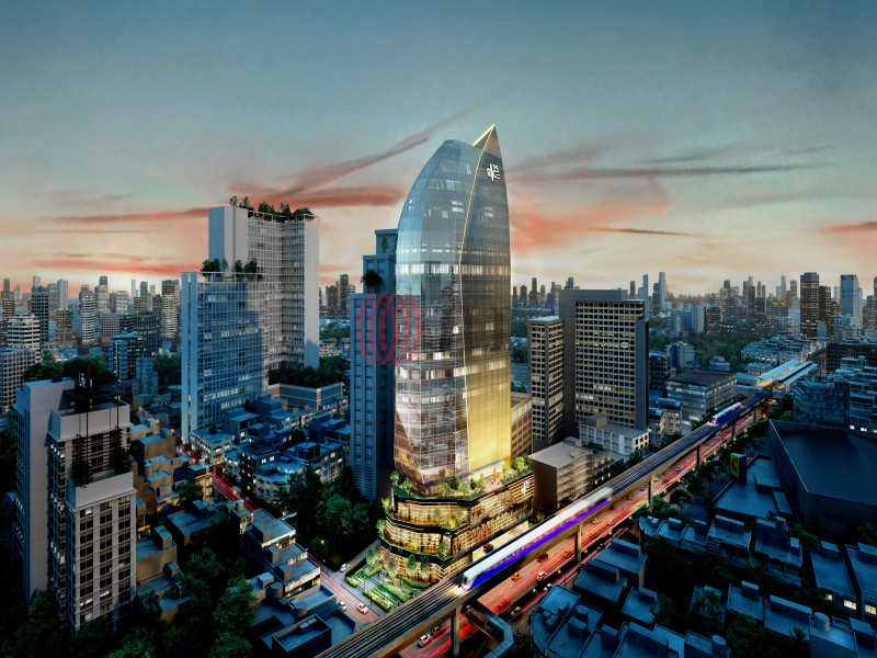 The Rice Tower | Phahonyothin Road, Samsen Nai, | Bangkok Office ...