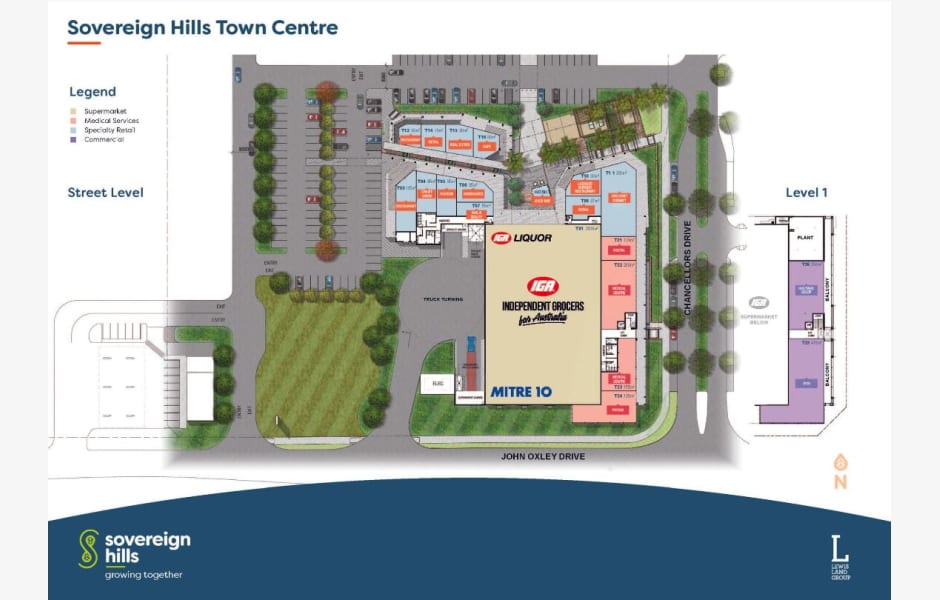 Sovereign Center Map