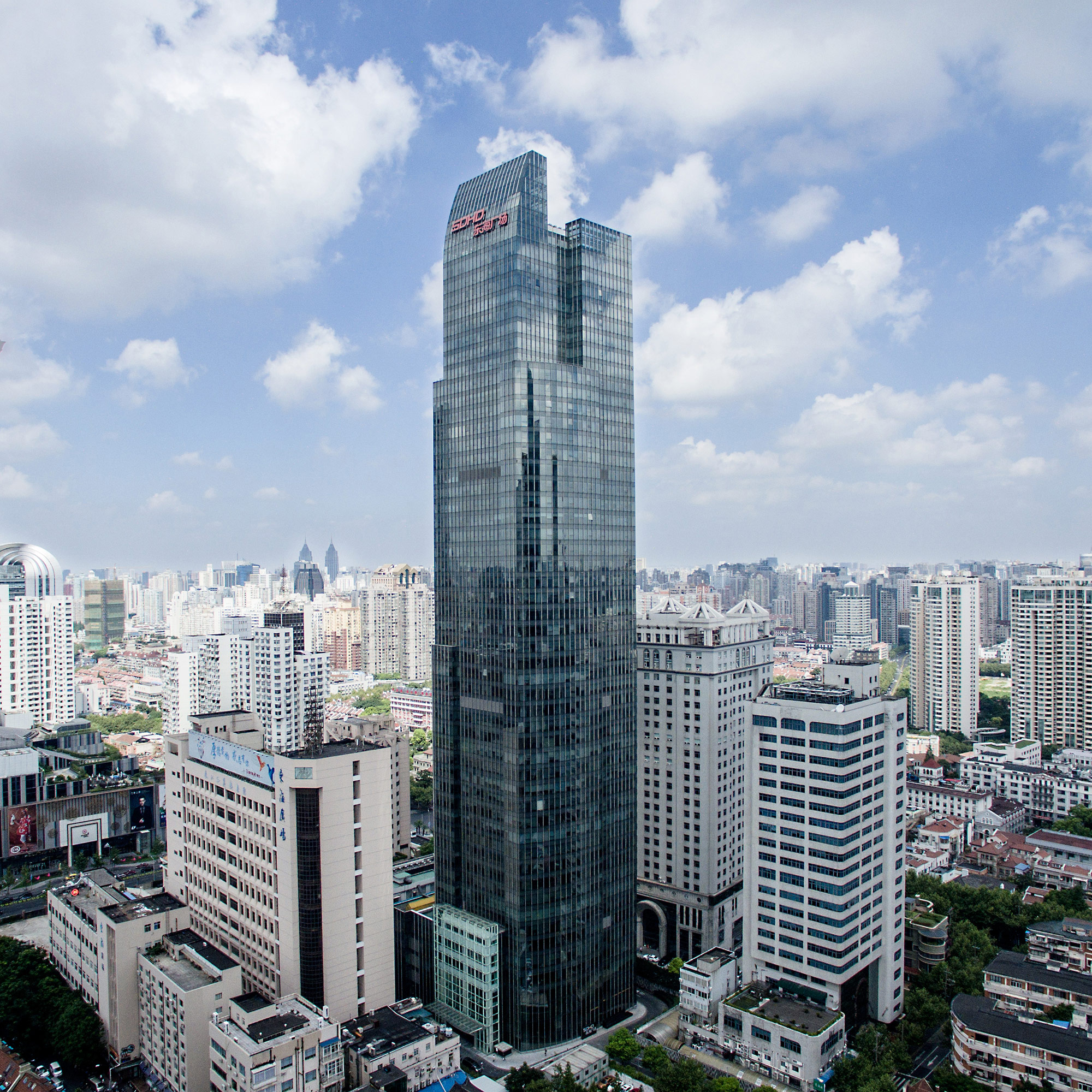 SOHO The Exchange | ShanghaiJing'an办公楼租赁 | Dichandadang by JLL