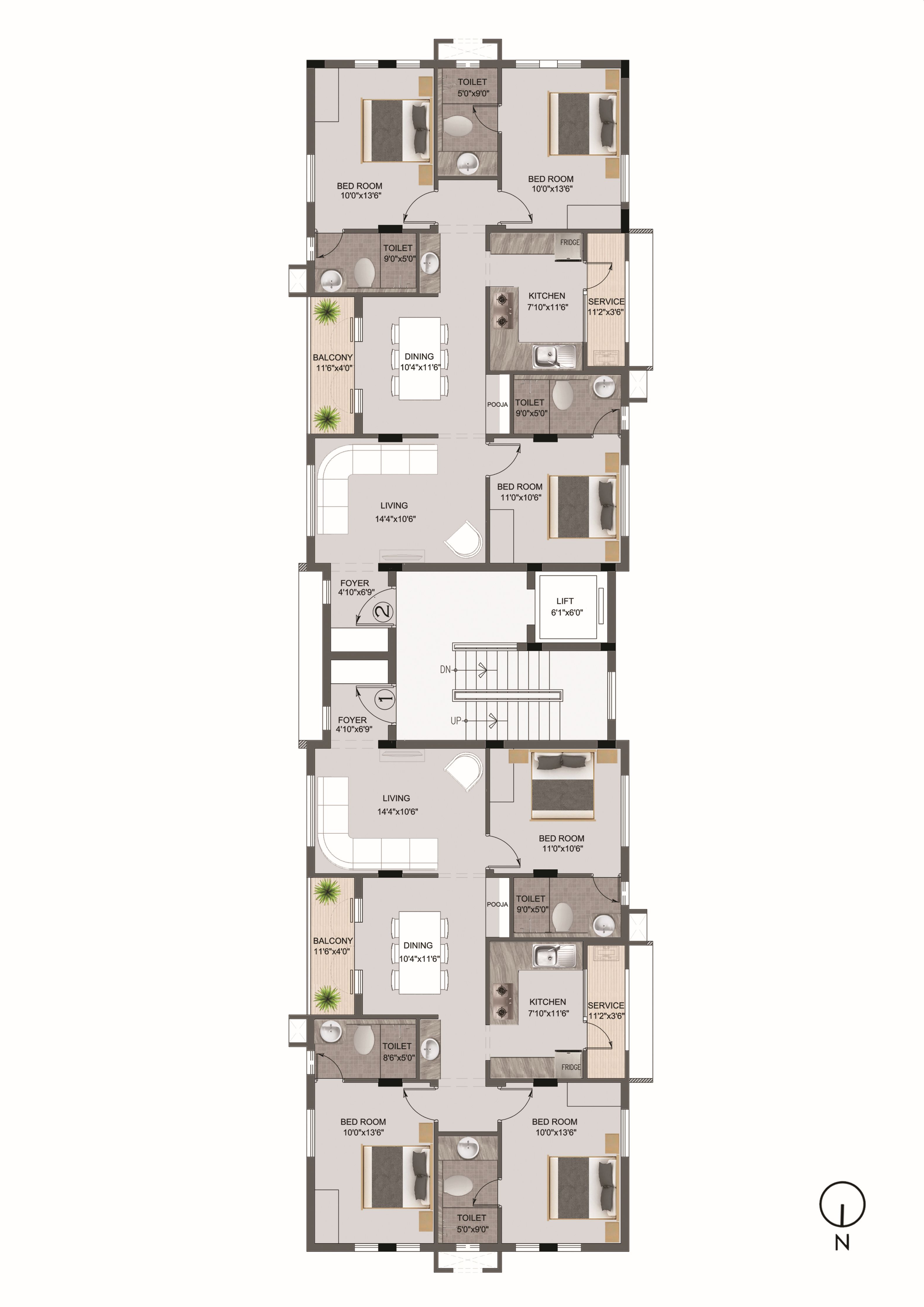 Ceebros Balaji view | 2nd Street, | Chennai Apartments properties | JLL ...