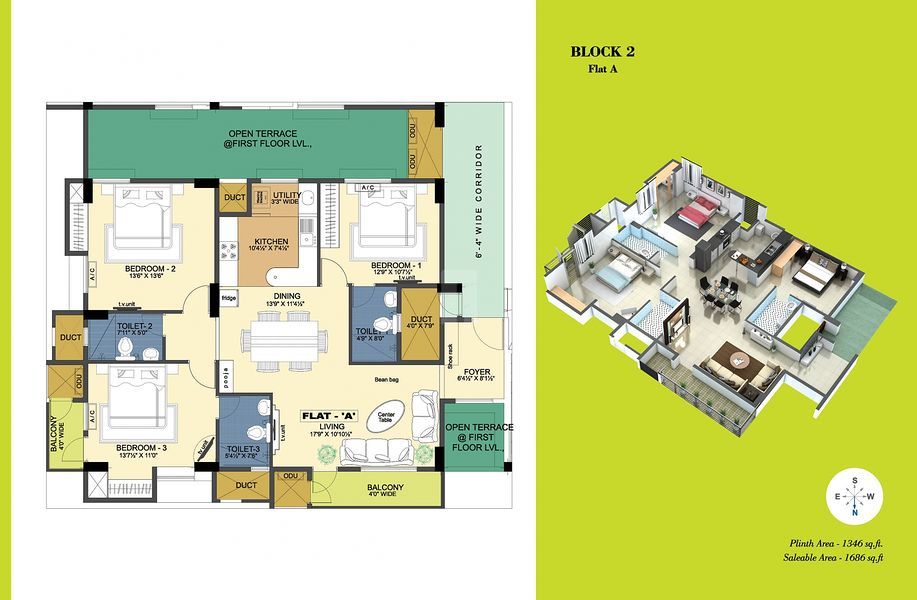Ramaniyam Ocean Dew | 318/A, 200 Feet Radial Road, Ganesh Avenue, Rose ...