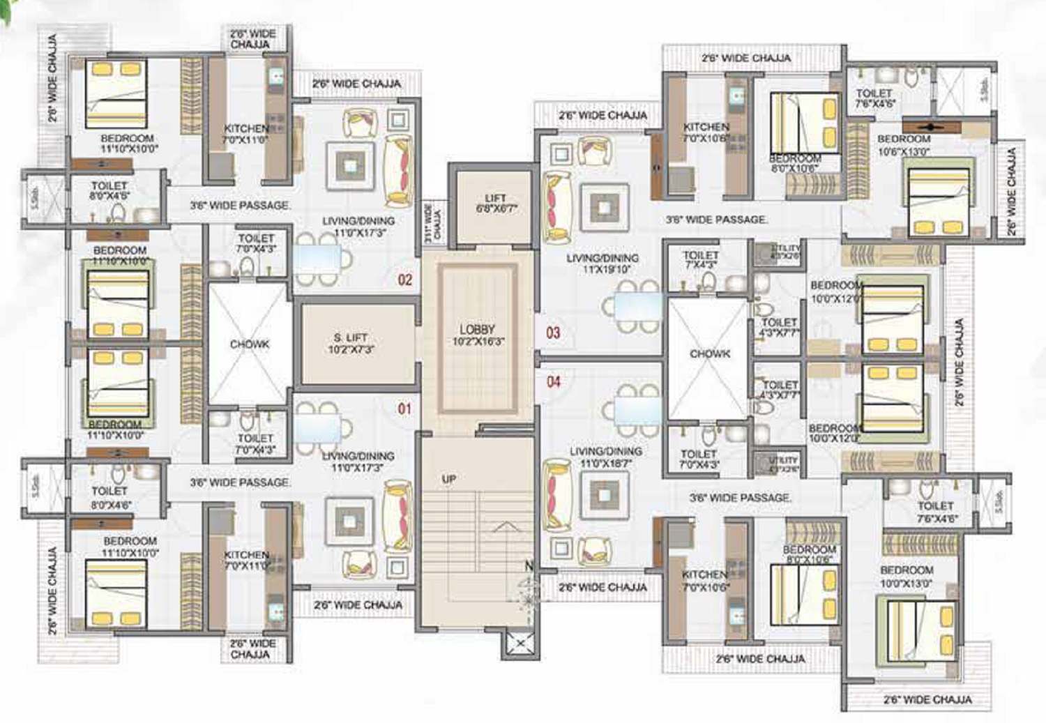 Hill Ridge Apartments | 182-B ,Amar Hill , Opp MTNL Off JVLR, Saki ...
