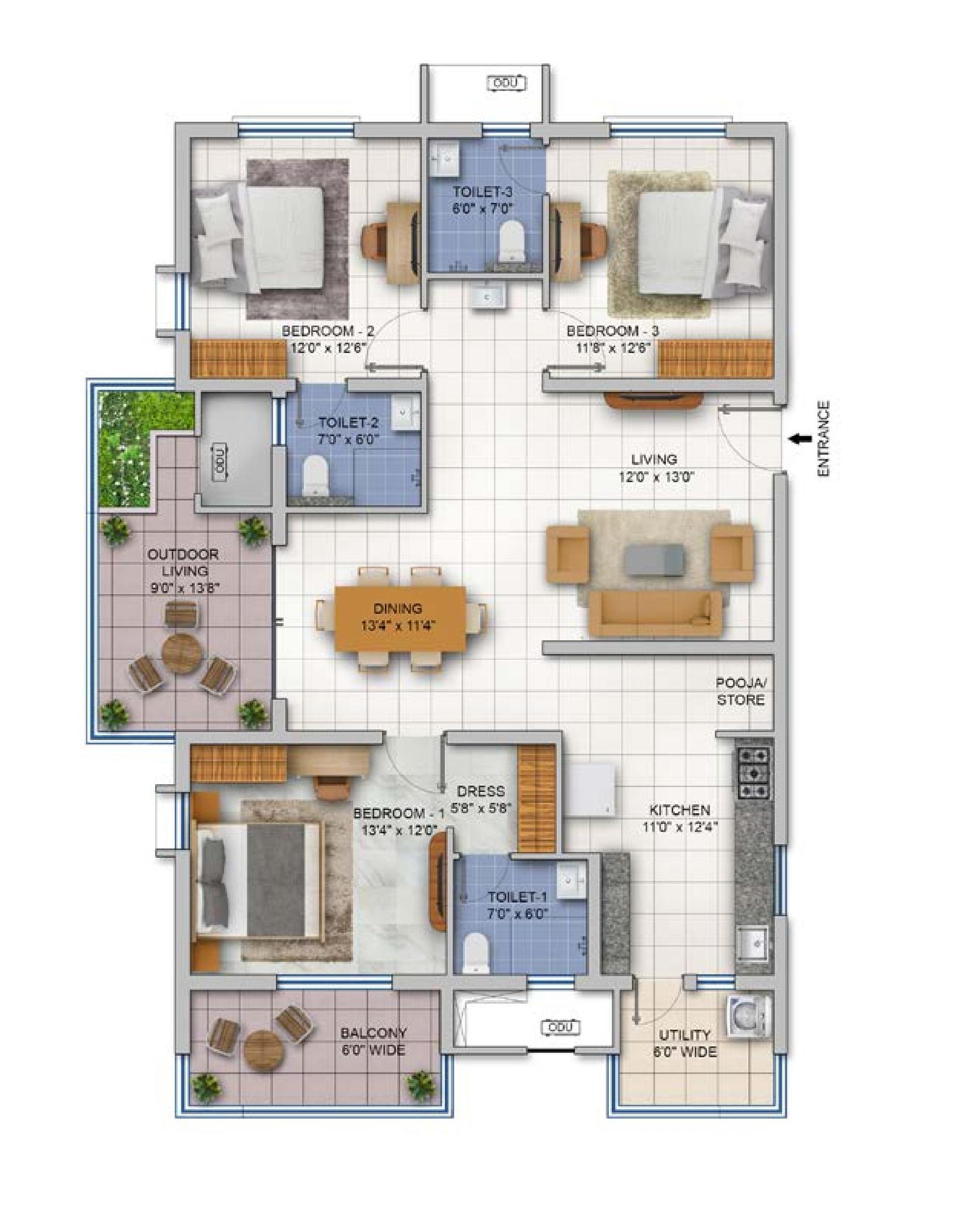 ASBL Spire | Gandipet, | Hyderabad Apartments properties | JLL Homes