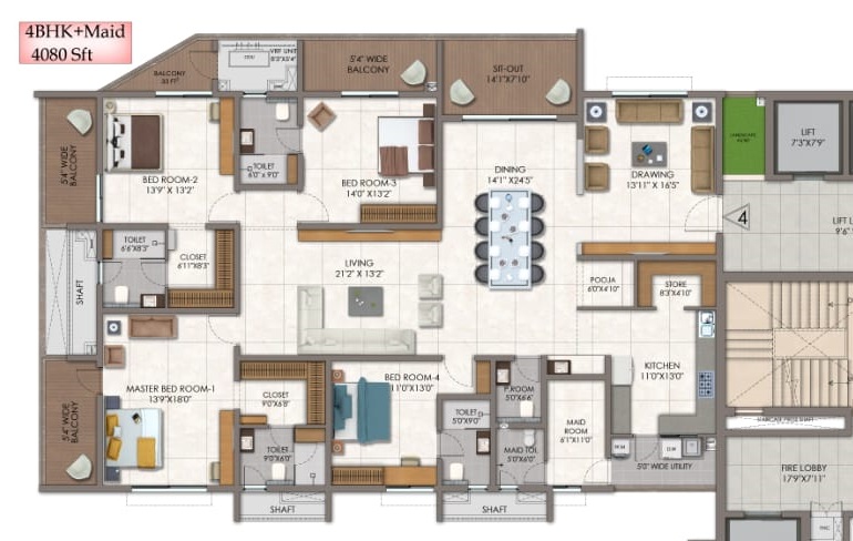 DSR Valar | GAR Infobhan Road, Khanapur, | Hyderabad Apartments ...