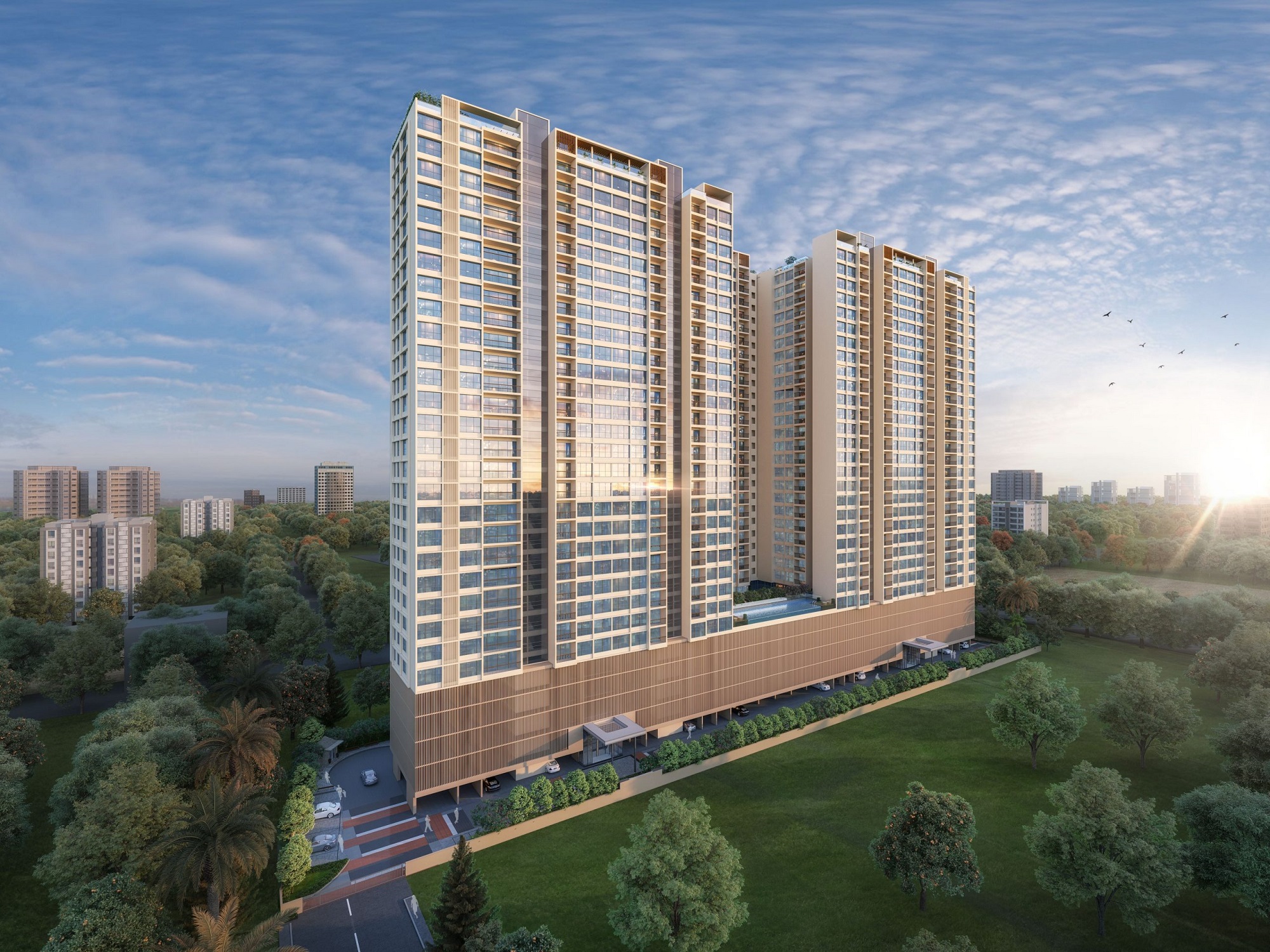 Kumar Parth Towers | HQ39+PW9, Mohan Nagar Co-Op Society, | Pune ...