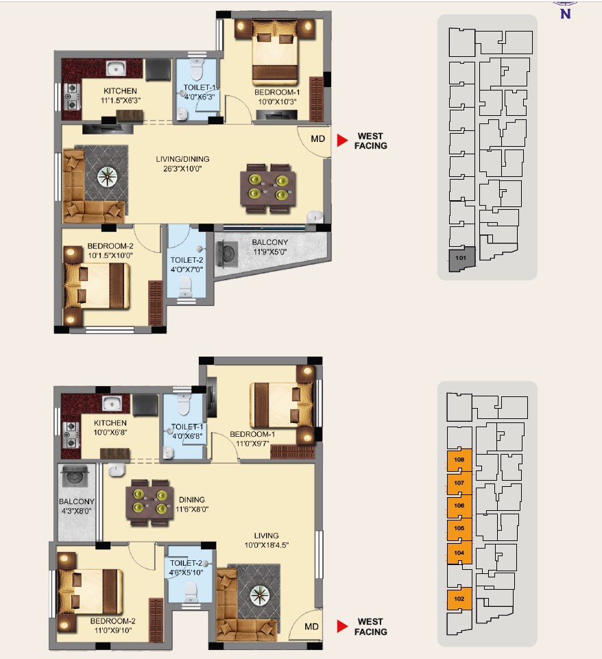 MP Golden Heights | No.113, Moondram Katalai, Kundrathur Main Road ...