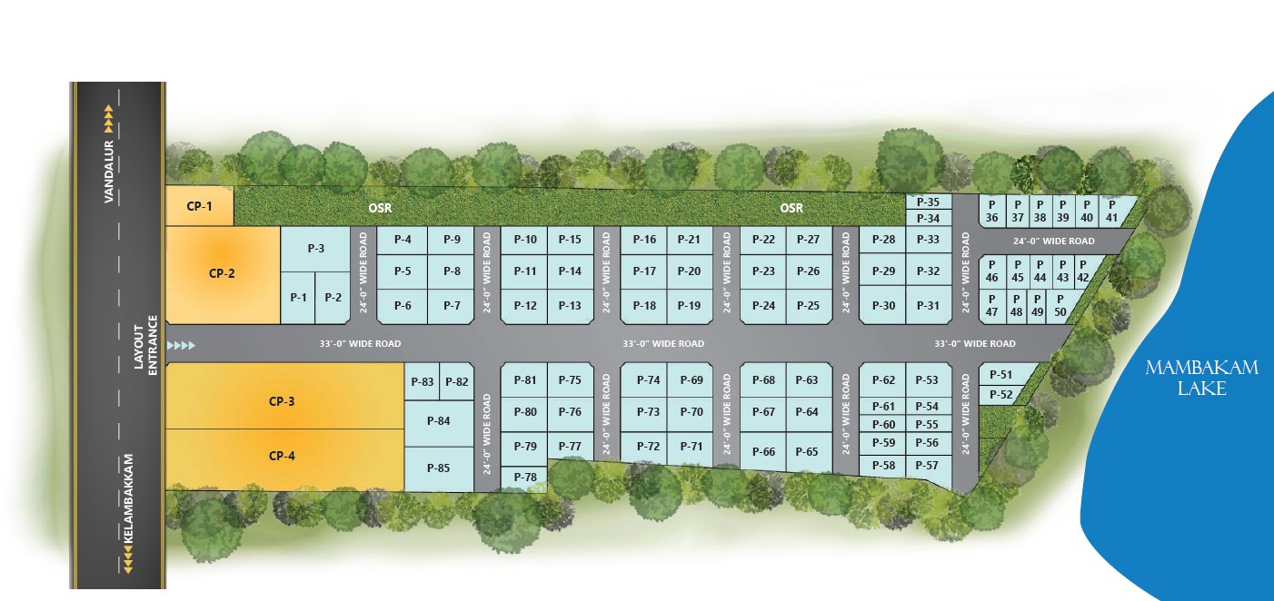 BSR Lake View | No.6/944, Kittu Nagar, Vandalur – Kelambakkam Main Road ...